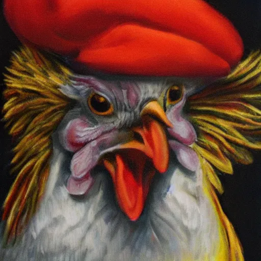 chicken einstein portrait | Stable Diffusion | OpenArt