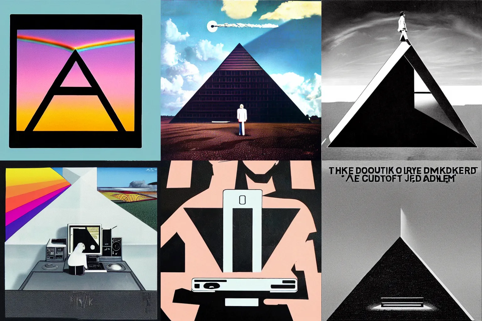 pink floyd album cover about the life of a computer | Stable Diffusion ...