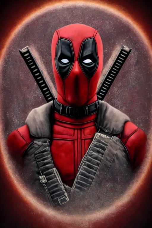 cinematic portrait of Deadpool. Centered, uncut, | Stable Diffusion ...