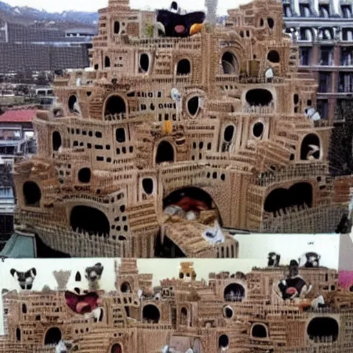 Extremely cute!!! city designed by cats, built by | Stable Diffusion ...