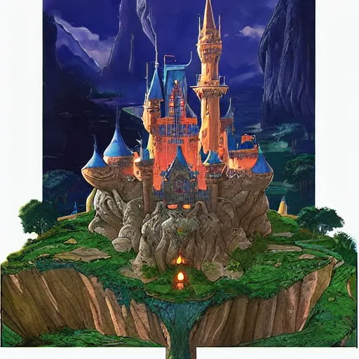 An imposing and highly ornamented fantasy castle, | Stable Diffusion ...