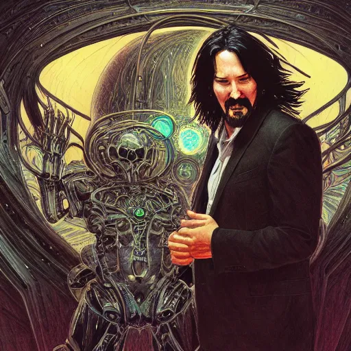 extremely fat keanu reeves at an office birthday | Stable Diffusion ...