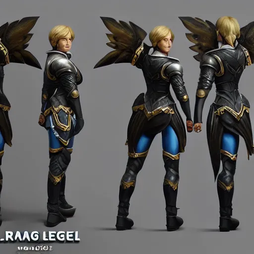 character sheet of angela merkel as leage of legend | Stable Diffusion | OpenArt