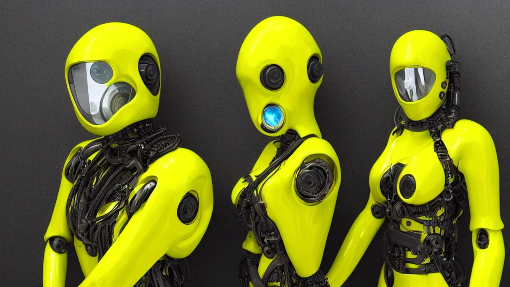 The Scream painting realistic robot inspired Beholder | Stable ...