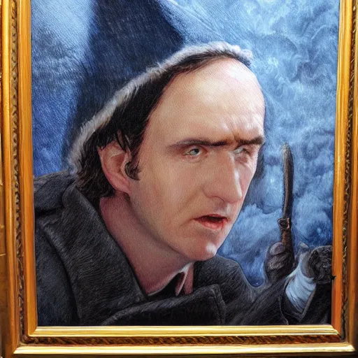 an oil painting in the style of alan lee depicting the | Stable ...