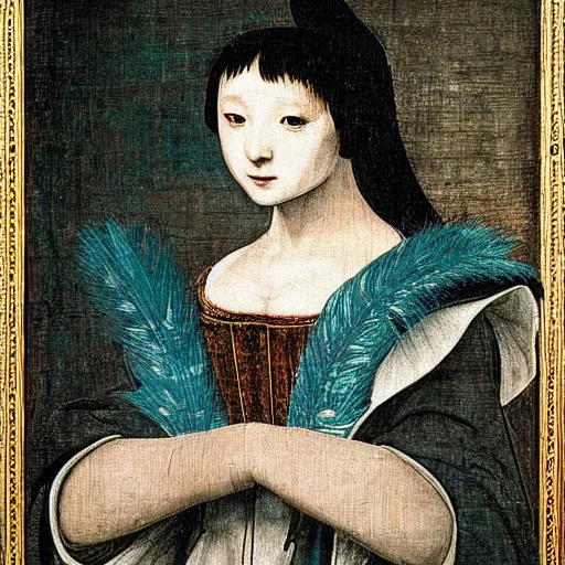 A classic portrait of Hatsune Miku by Leonardo da | Stable Diffusion ...