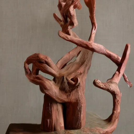 disfigured figure, contorted limbs, abstract sculpture | Stable ...