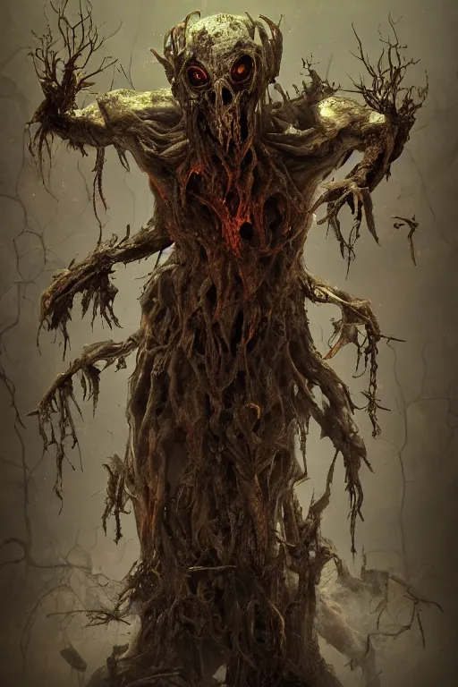 god of decay and rot, character design, scary, | Stable Diffusion | OpenArt