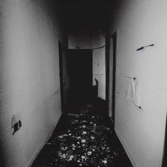 a cosmic horror entity made of shadow inside an empty | Stable ...