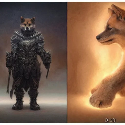 bones black armor, anthropomorphic shiba inu, shiba | Stable Diffusion ...