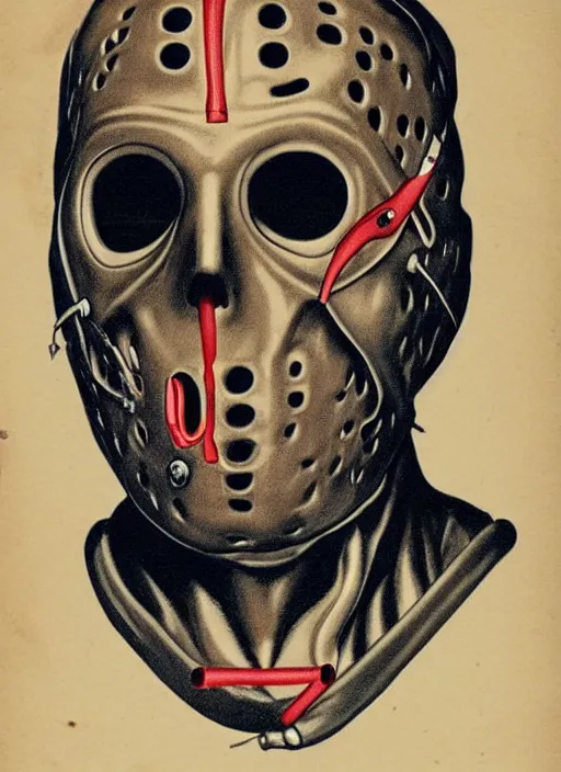 vintage medical anatomical illustration of jason | Stable Diffusion