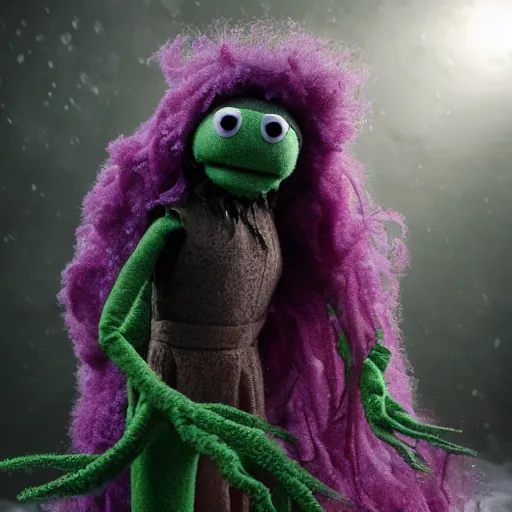 fluffy humanoid ethereal live action muppet wraith | Stable Diffusion ...