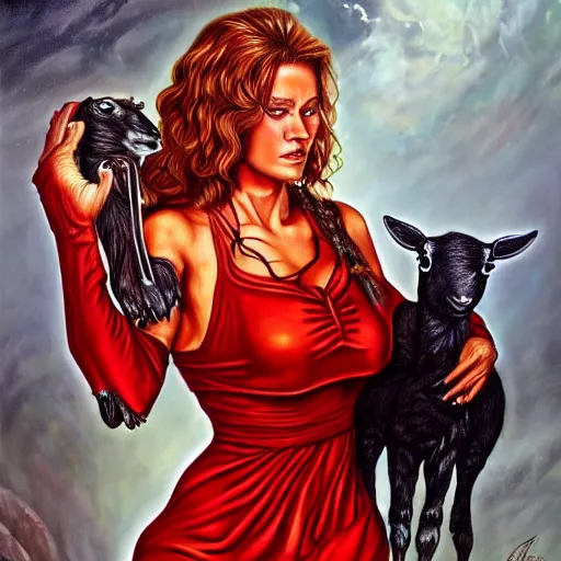 a detailed fantasy character painting of The | Stable Diffusion