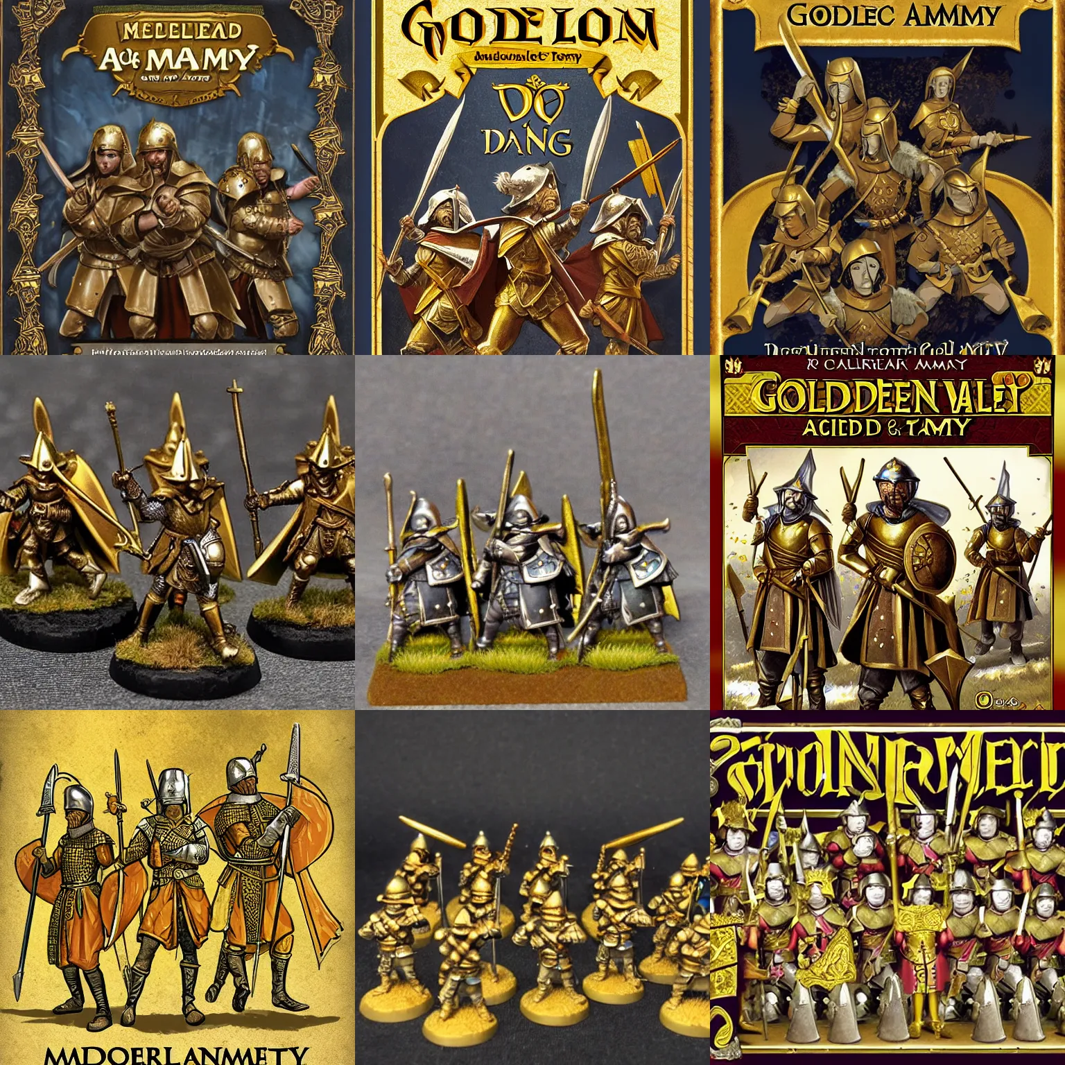 medieval golden army, D&D | Stable Diffusion | OpenArt