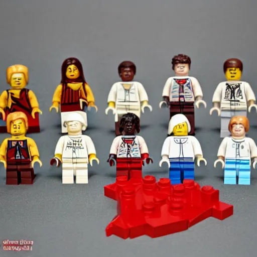 broken lego figures leaking blood | Stable Diffusion | OpenArt