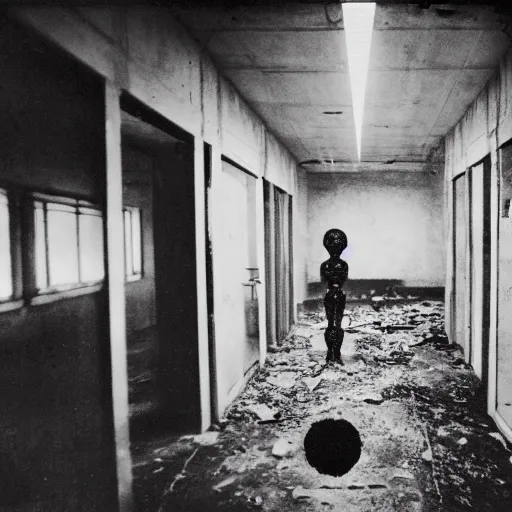 photograph of the interior abandoned soviet research | Stable Diffusion ...