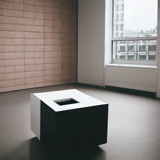 a cube in a room with one light | Stable Diffusion | OpenArt