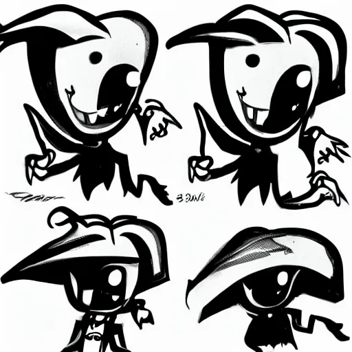 cute little vampire cartoon vintage game character | Stable Diffusion ...