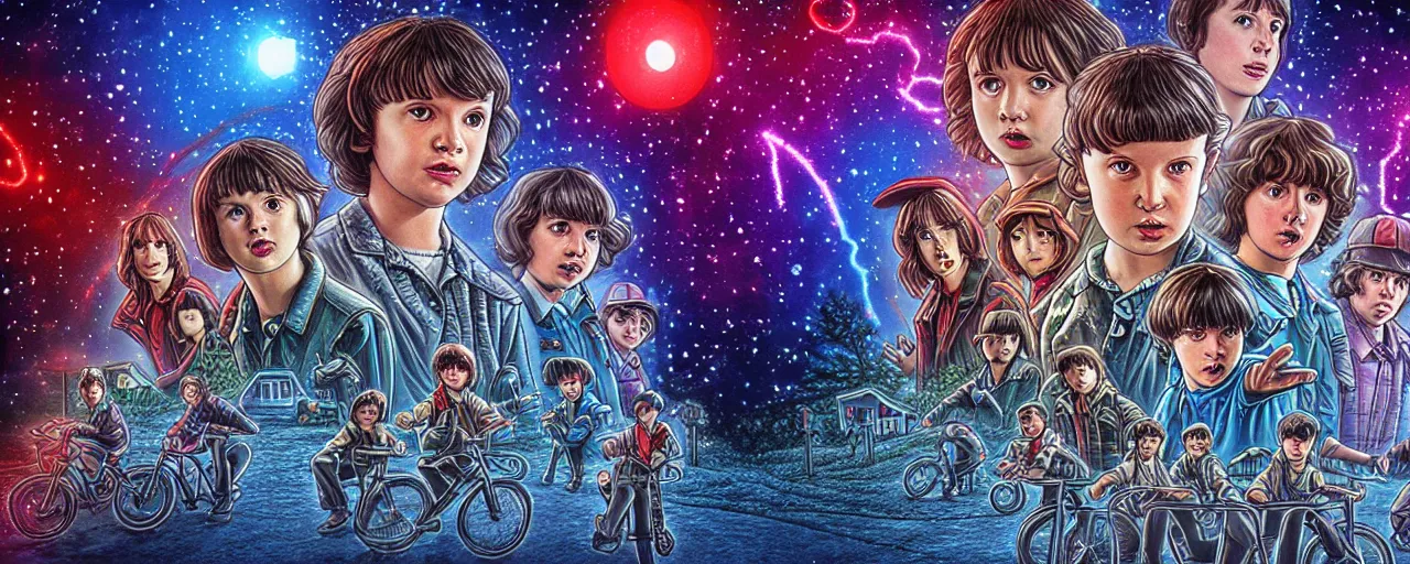 Stranger Things upside down world in style of Yamato, | Stable Diffusion | OpenArt