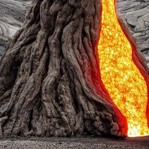 giant tree of life being consumed by lava | Stable Diffusion | OpenArt