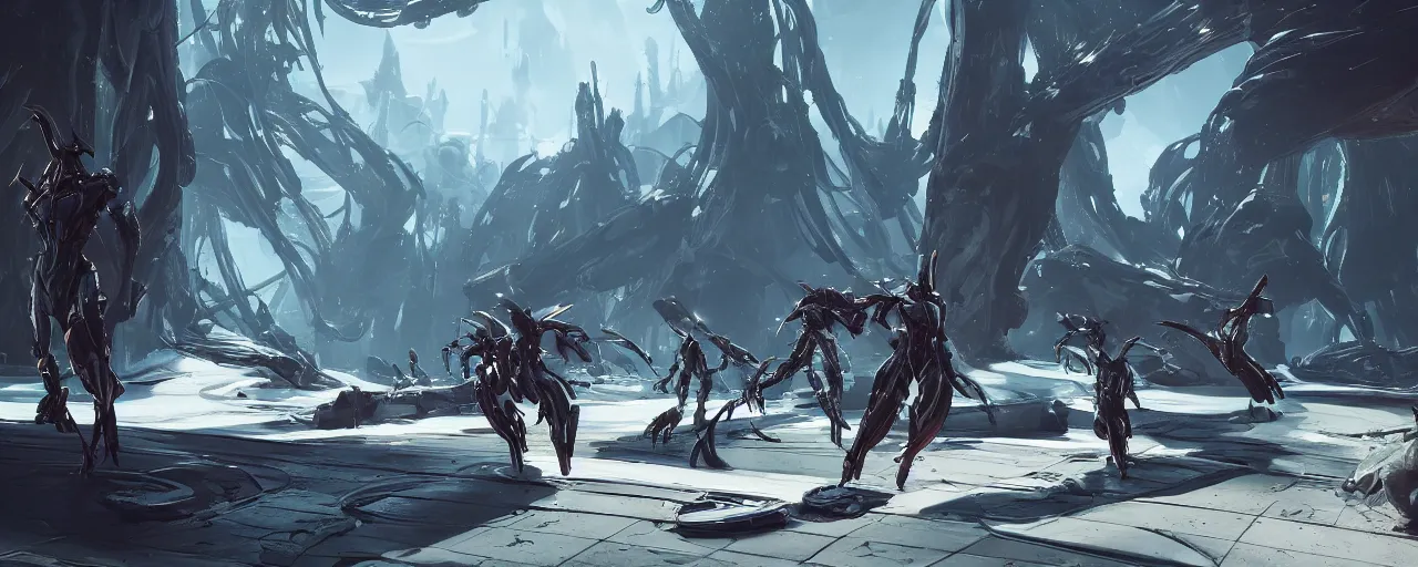 warframe environments 8 k uhd, unreal engine, octane | Stable Diffusion