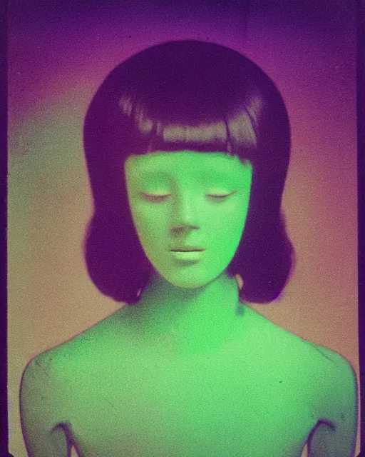 Cut And Paste Featureless Surprised Robotic Woman s Stable Diffusion