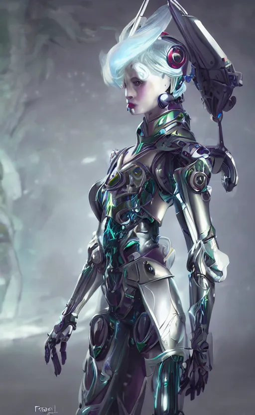 Alluring Elf Princess knight, Futuristic Cyborg | Stable Diffusion ...