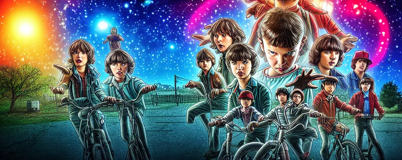 Stranger Things upside down world in style of Yamato, | Stable Diffusion | OpenArt