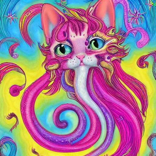 cat seahorse shapeshifter, long - haired humanoid | Stable Diffusion ...