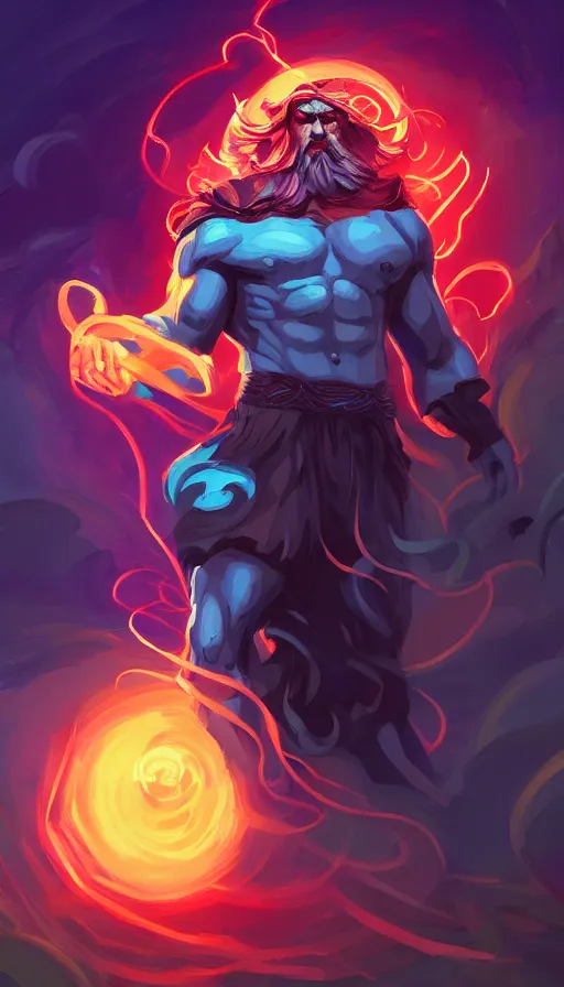 zeus the greek!! god of thunder!!! in flight wild rift | Stable ...