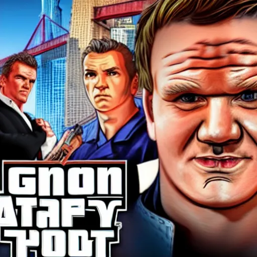 Gordon Ramsey GTA5 cover | Stable Diffusion | OpenArt