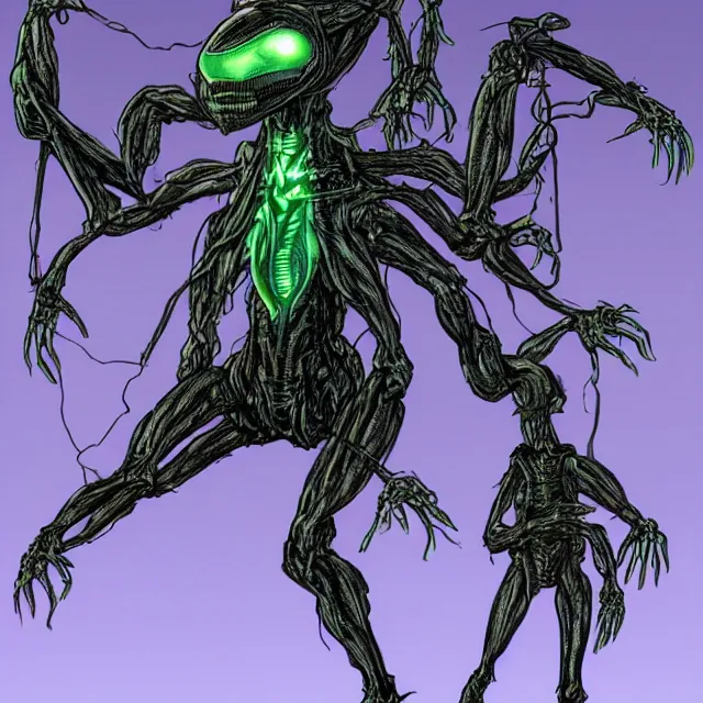 a semi-humanoid alien creature that is 20 ft tall, the | Stable ...