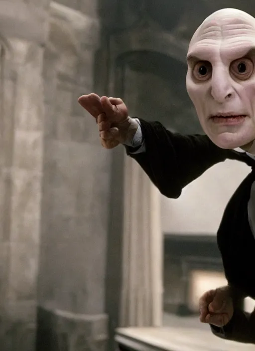 Rowan Atkinson as Voldemort | Stable Diffusion