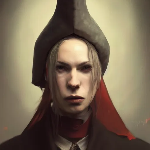 portrait of a derpy vampire with severe strabismus | Stable Diffusion