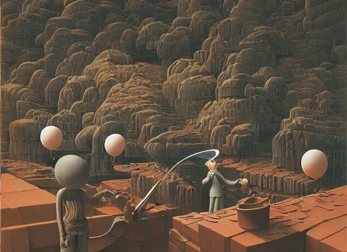 A grumpy man with a knife in his hand stands in a toy | Stable ...