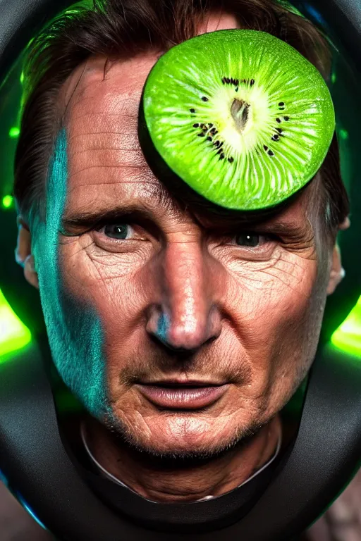 ! dream liam neeson face inside a giant lime fruit, ef | Stable ...