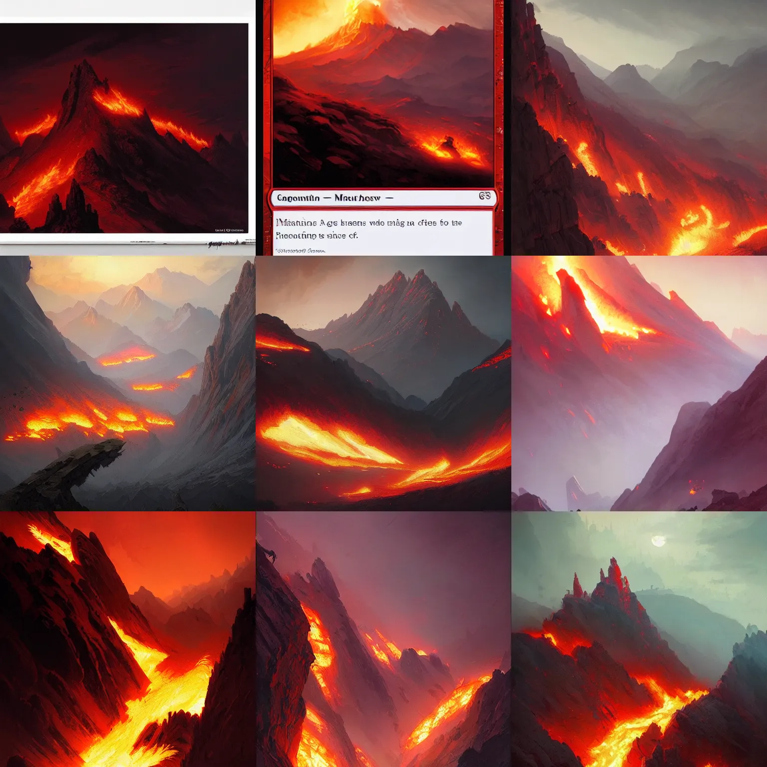 mountains of fire, greg rutkowski | Stable Diffusion | OpenArt