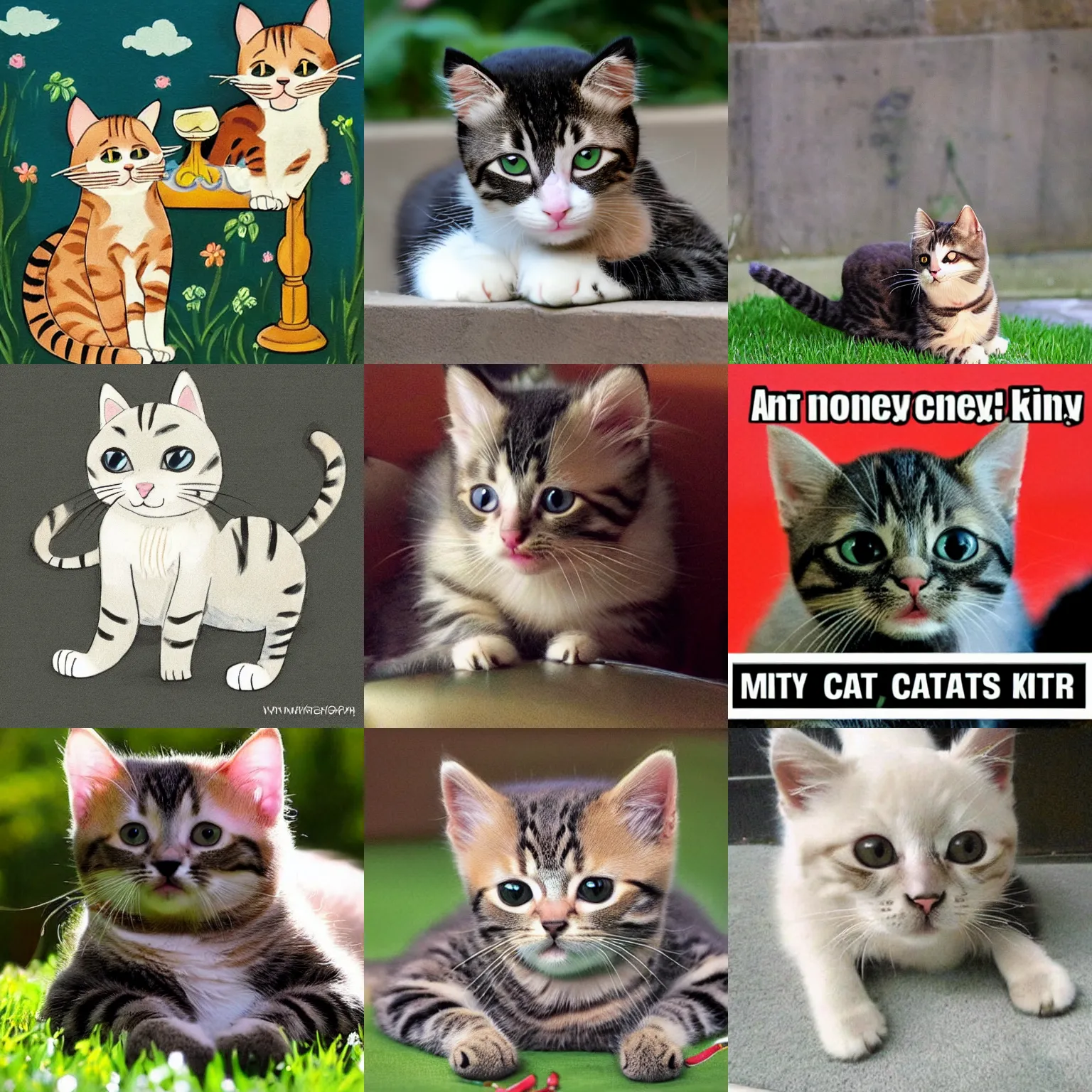 a kitty cat catting catty kittens | Stable Diffusion | OpenArt