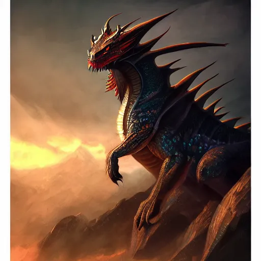 dragon concept art, highly detailed, dramatic | Stable Diffusion | OpenArt