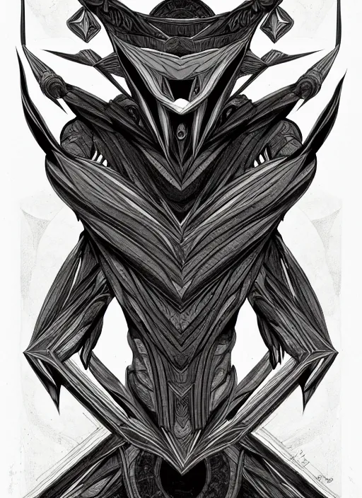 symmetry concpet art, full shot, traditional ink, | Stable Diffusion ...