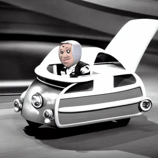 george jetson driving a car | Stable Diffusion | OpenArt