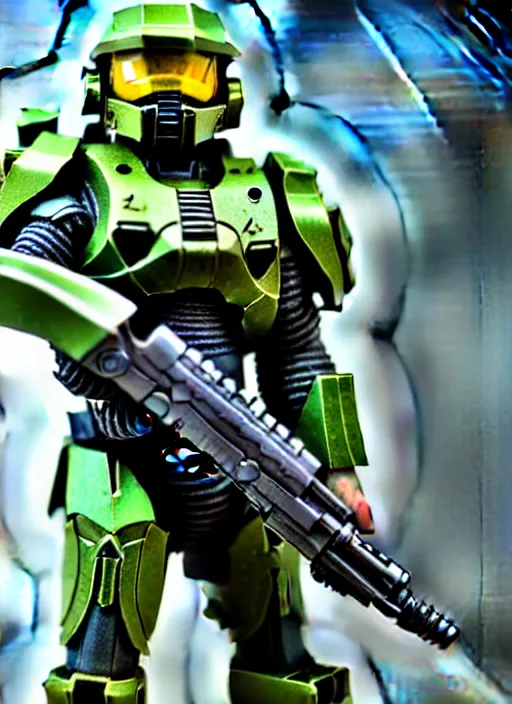 master chief from the game hall smoking a bong | Stable Diffusion | OpenArt