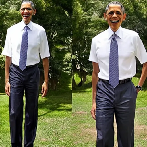 president obama , full body shot , full model | Stable Diffusion