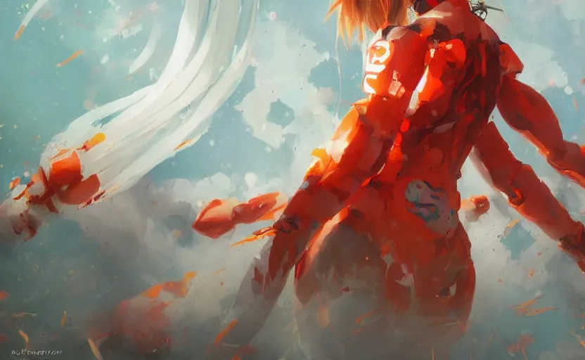 A painting of Asuka Langely trending on artstation in | Stable ...