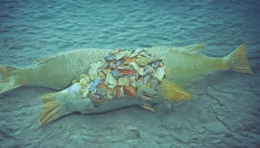 7 0 s movie still of man made of fish, cinestill 8 0 0 | Stable ...