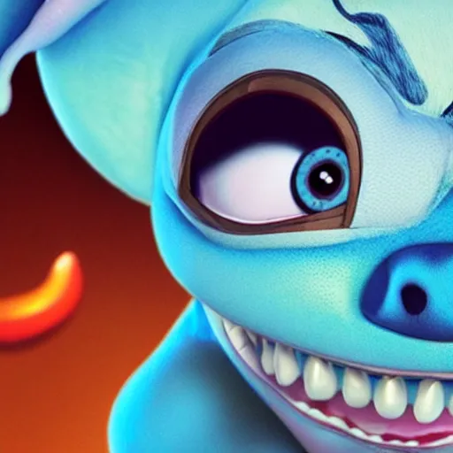 Horror version of Stitch from Lilo & Stitch very | Stable Diffusion ...