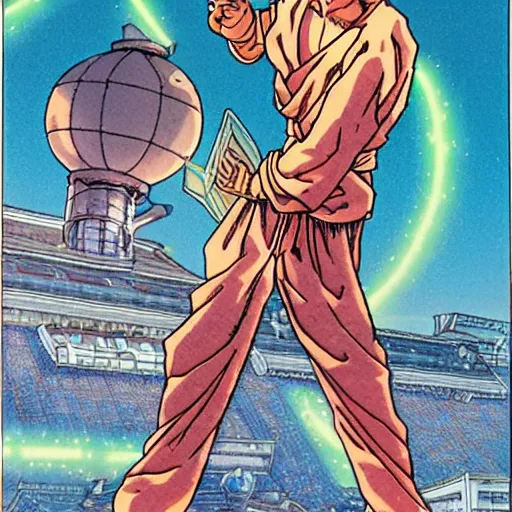 a powerful psychic guy emitting psychic powers, by | Stable Diffusion ...