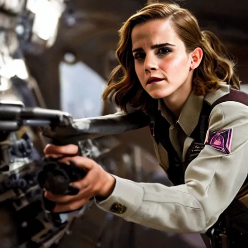 emma watson as captain carter film still, hd | Stable Diffusion | OpenArt