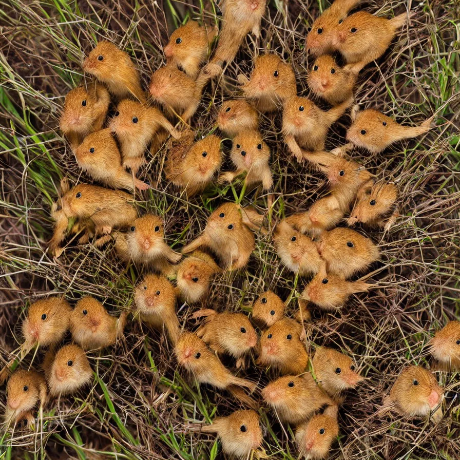 a bouquet of harvest mice, high definition, national | Stable Diffusion ...