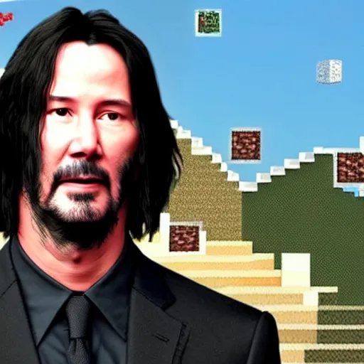 Keanu Reeves in Minecraft | Stable Diffusion | OpenArt